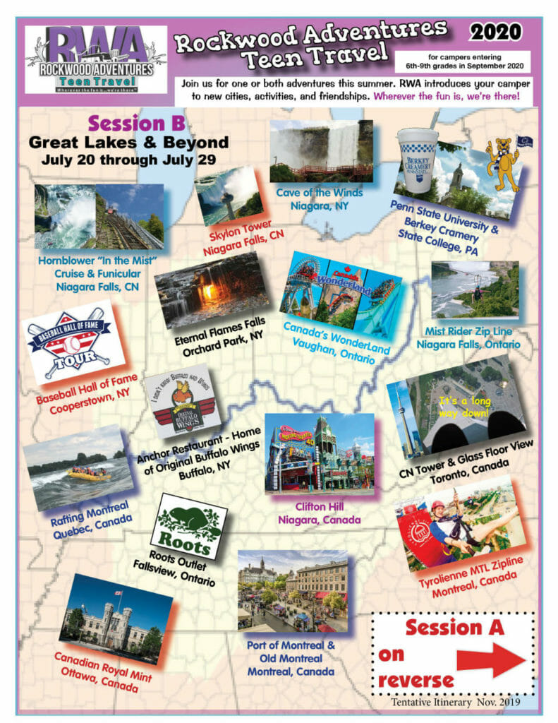 Teen Travel Activities - Diamond Ridge Day Camp