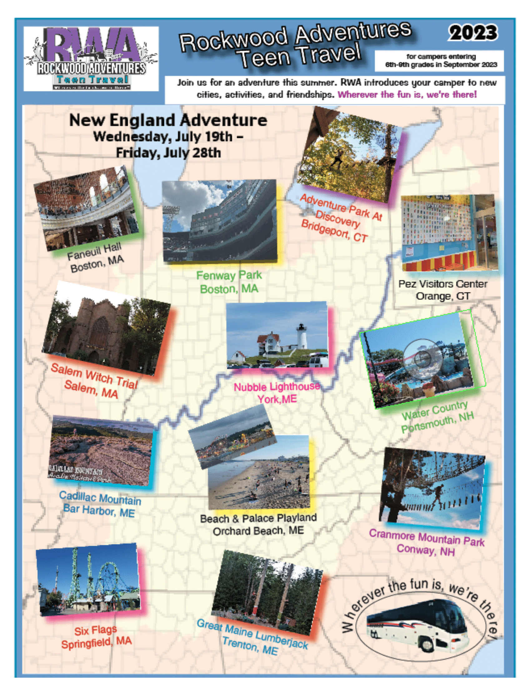 Teen Travel Activities - Diamond Ridge Day Camp